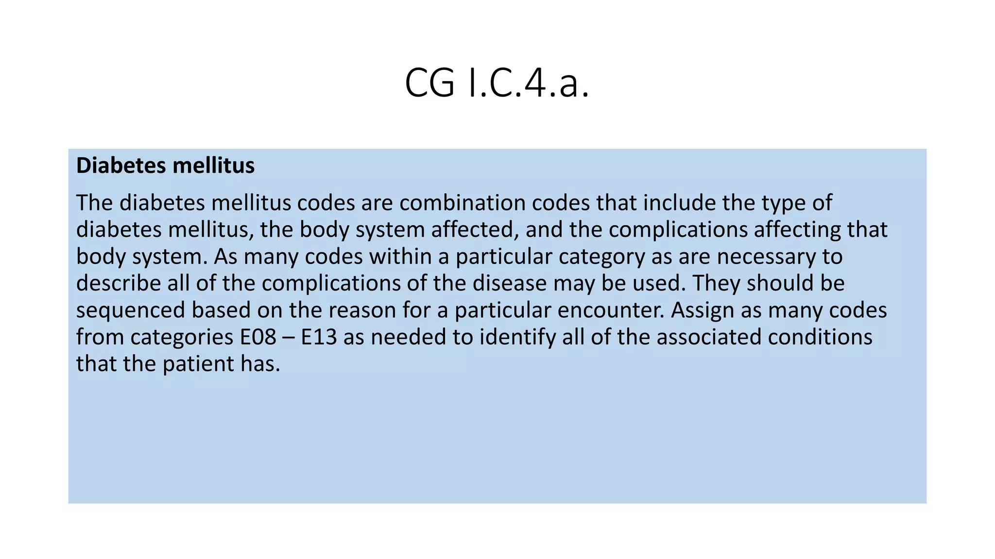 Chapter 4 ICD-10-CM Coding Guidelines | PDF