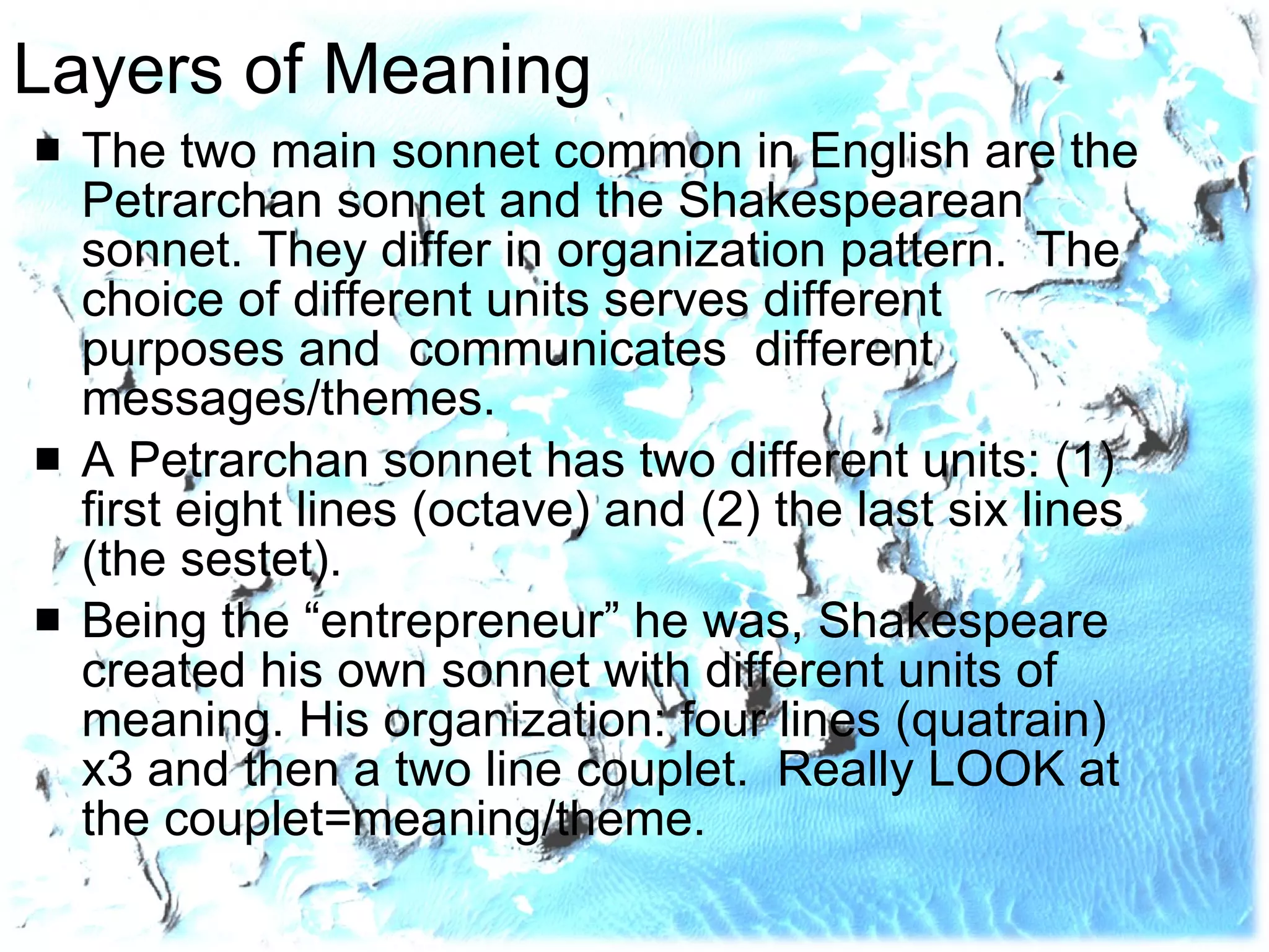 Chapter 4 if it's a square =sonnett | PPT