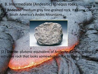 Chapter 4! Igneous Rocks | PPTX