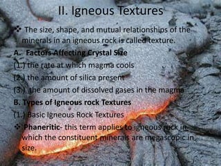 Chapter 4! Igneous Rocks | PPTX