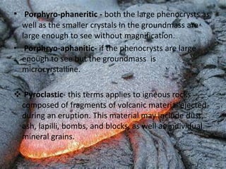 Chapter 4! Igneous Rocks | PPTX