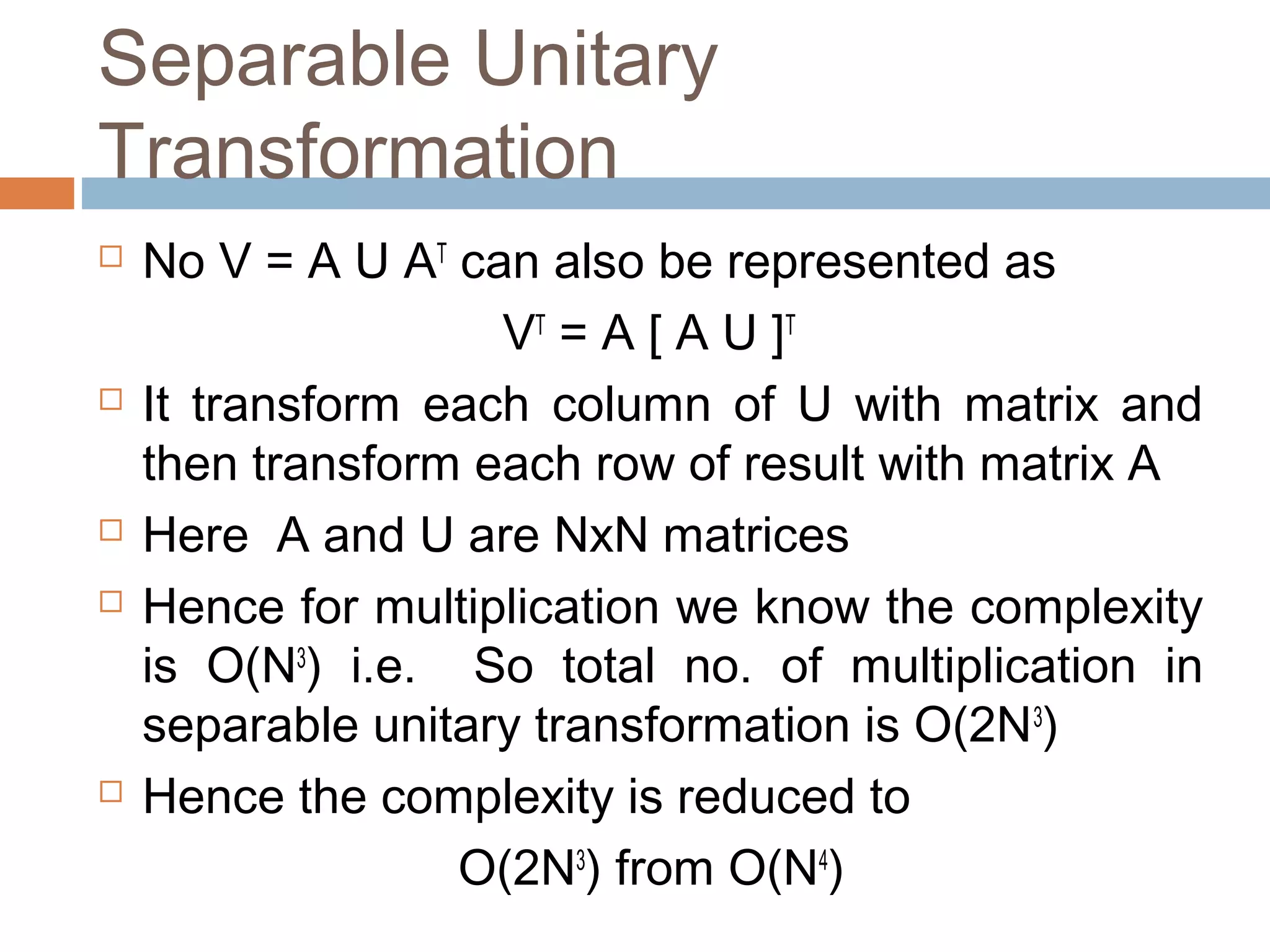 Chapter 4 Image Processing: Image Transformation | PPT