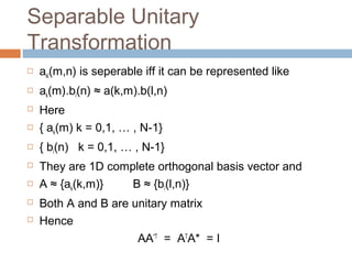 Chapter 4 Image Processing: Image Transformation | PPT