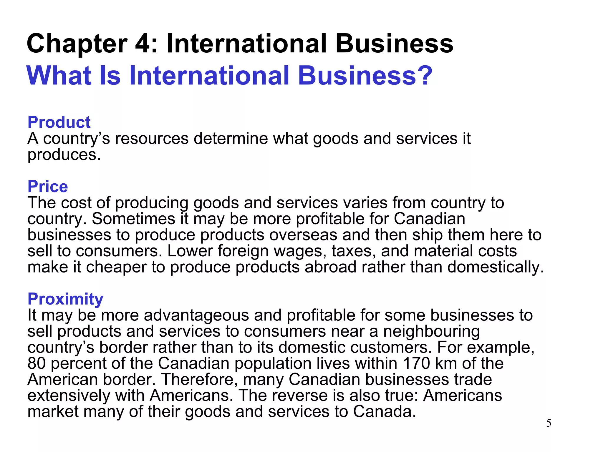 Chapter 4 international business | PPT