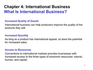 Chapter 4 international business | PPT