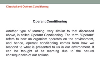 Chapter 4 introduction to learning theory and behavioral psychology | PPTX