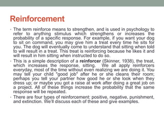 Chapter 4 introduction to learning theory and behavioral psychology | PPTX