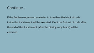 Chapter 4 java | PPTX