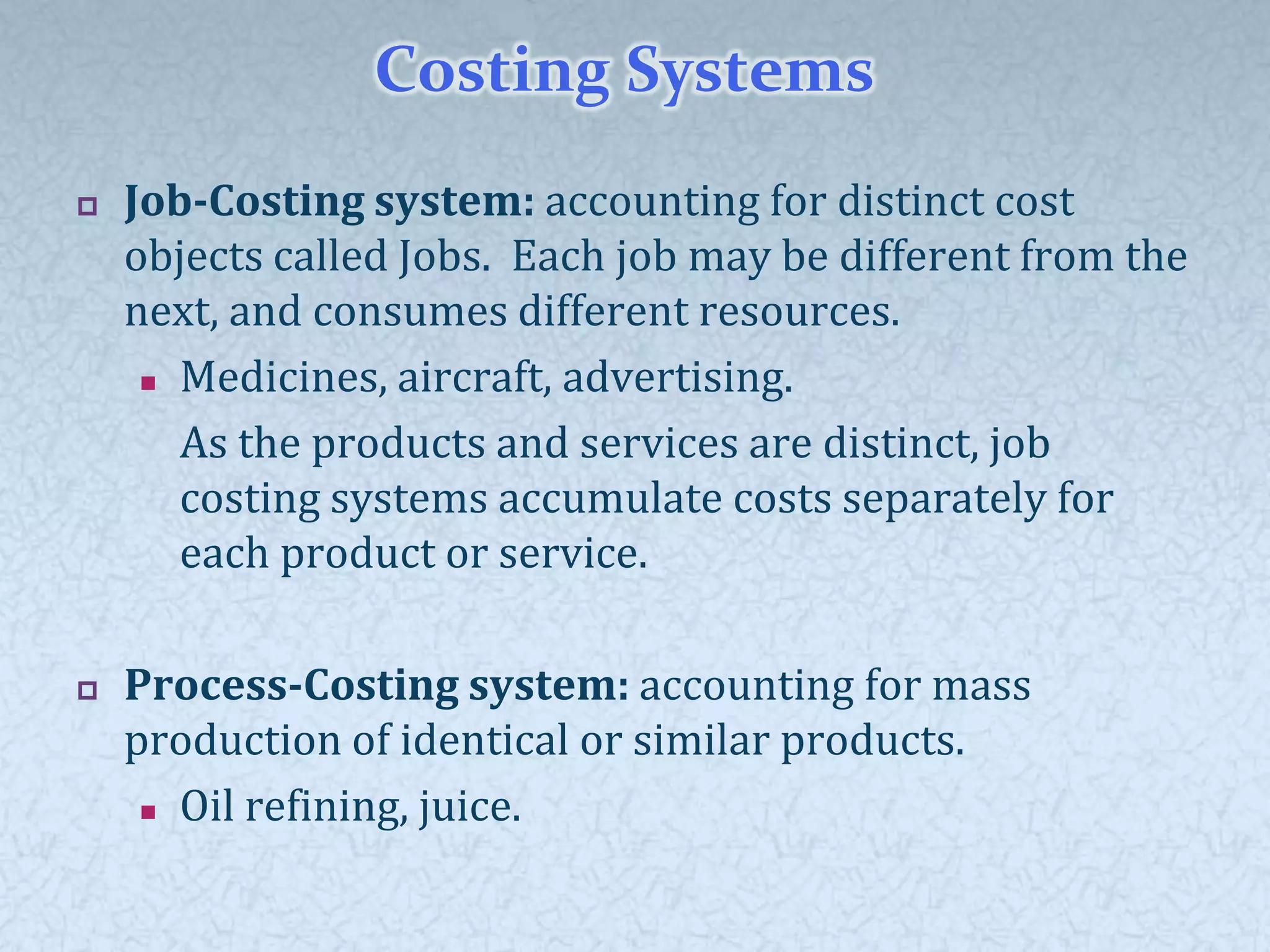 Chapter4 job costing | PPSX