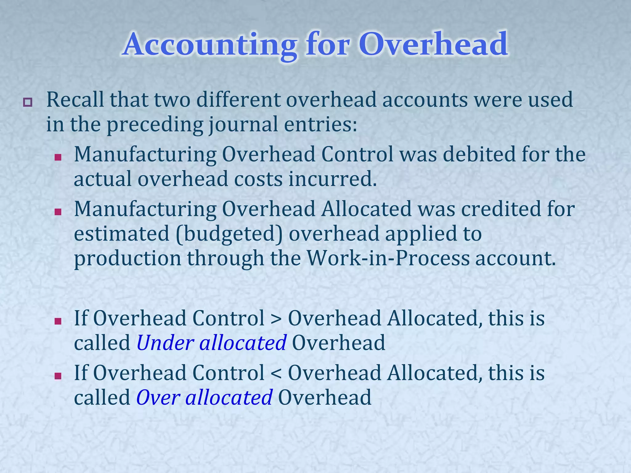 Chapter4 job costing | PPSX