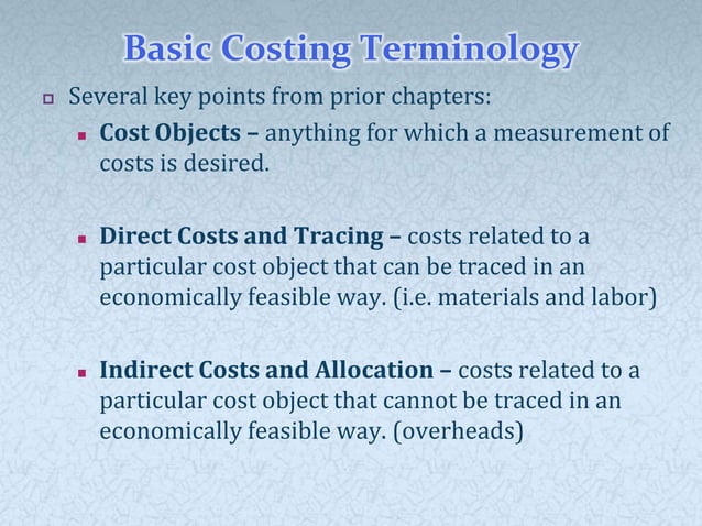 Chapter4 job costing | PPSX