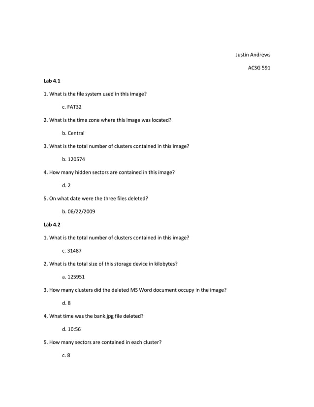 Chapter #4 lab | DOCX