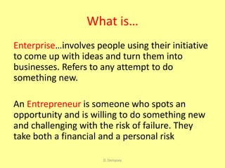 Chapter 4 lc business enterprise and entrepreneurs | PPTX