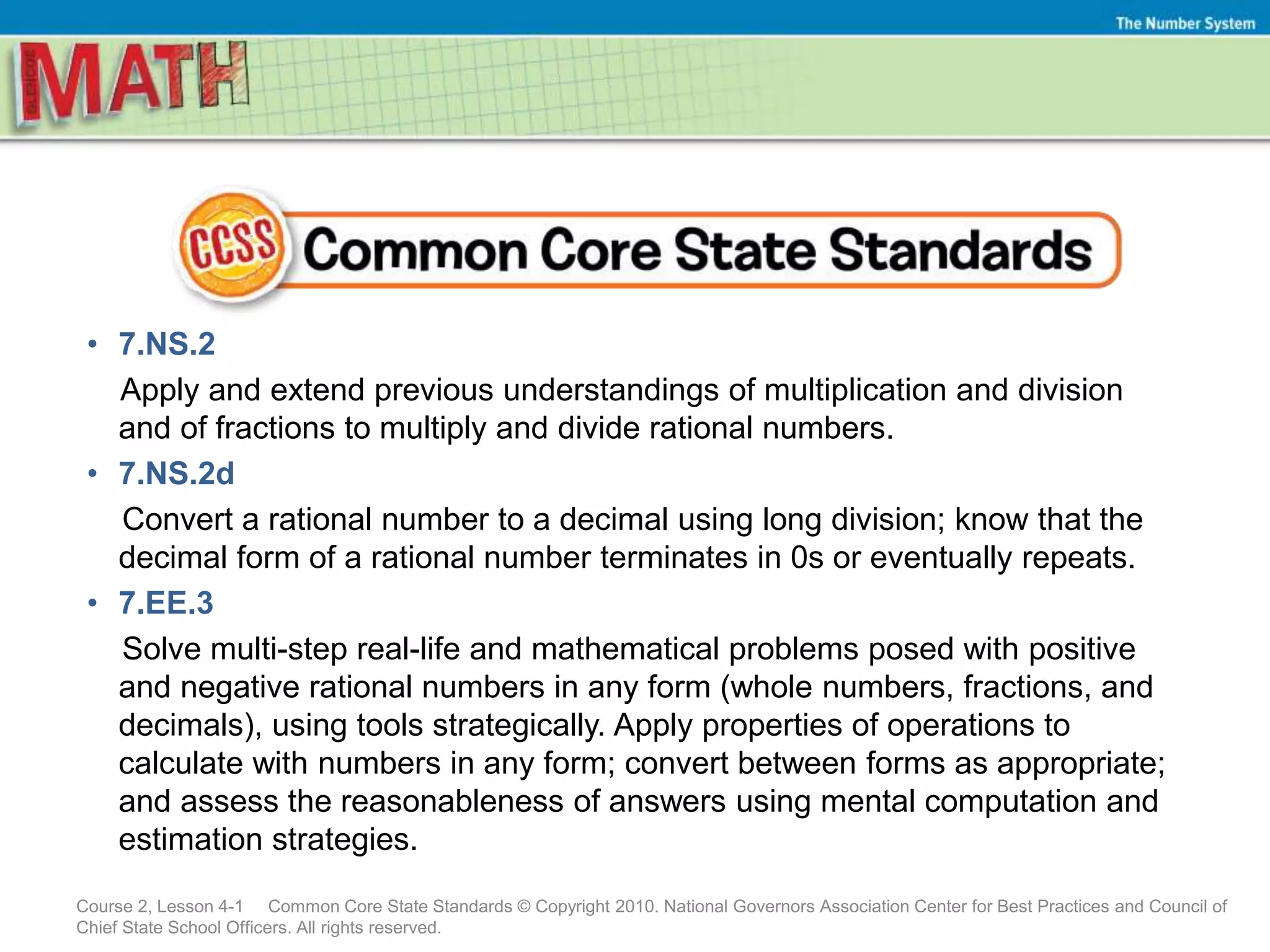(7) Lesson 4.1 - Terminating and Repeating Decimals | PPTX