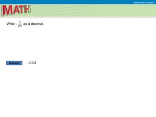 (7) Lesson 4.1 - Terminating and Repeating Decimals | PPTX