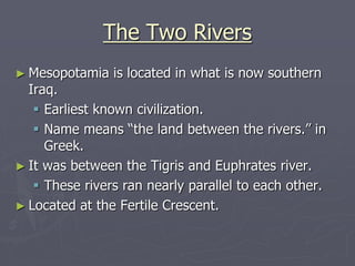 Chapter 4 lesson 1 the sumerians.pptx presentation | PPTX | Commodities ...