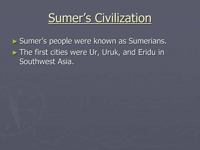 Chapter 4 lesson 1 the sumerians.pptx presentation | PPTX | Commodities | Economy