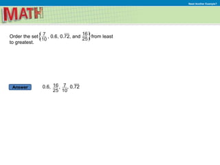 (7) Lesson 4.2 - Compare and order Rational Numbers | PPTX