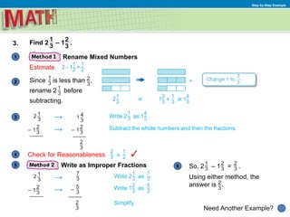 (7) Lesson 4.5 - Add and Subtract Mixed Numbers | PPTX