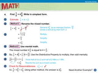 (7) lesson 4.6 - Multiply Fractions | PPTX