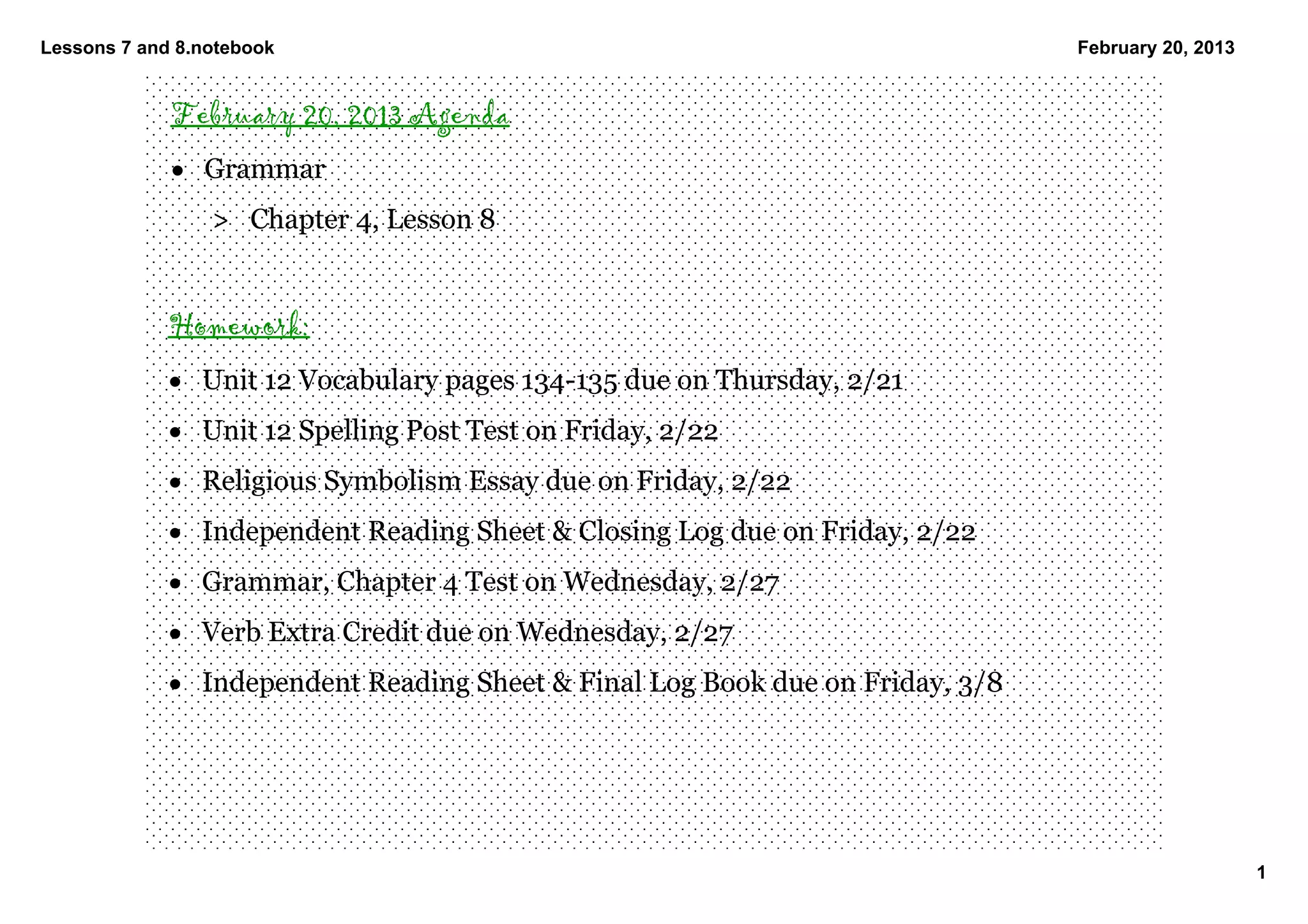 Chapter 4, Lesson 8 | PPT