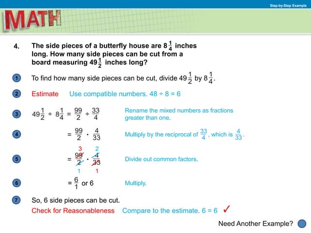 (7) Lesson 4.8 - Divide Fractions | PPT