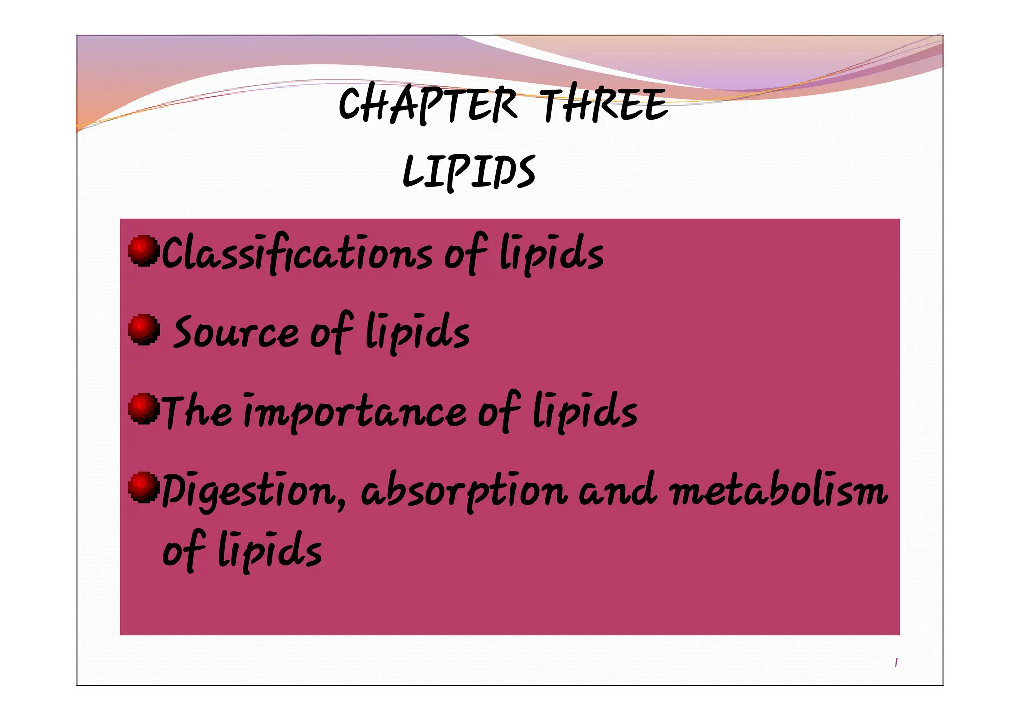 CHAPTER 4 LIPIDS-1.pdf LIPIDS-1.pdfnu and | PDF