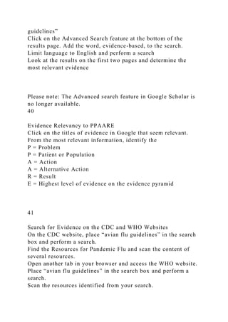 Chapter 4Locating Relevant Evidence Learning OutcomesA.docx