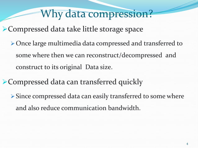 Chapter 4 Lossless Compression Algorithimspptx Programming Languages Computing