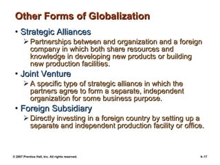 Chapter 4 Managing In A Global Environmen Ppt04 | PPT