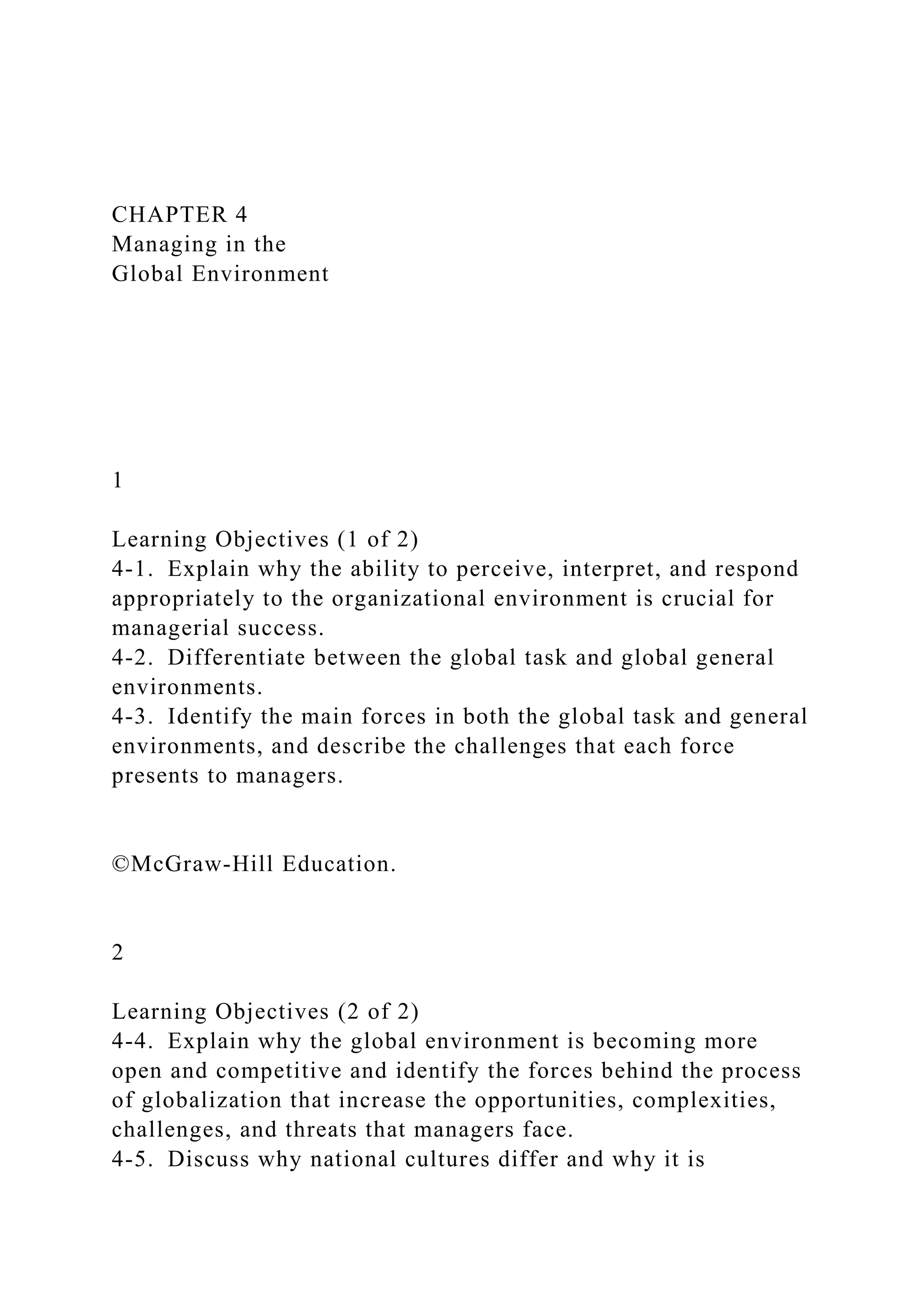 CHAPTER 4Managing in the Global Environment1.docx