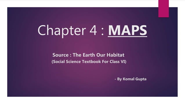 Chapter 4 maps ppt | PPTX