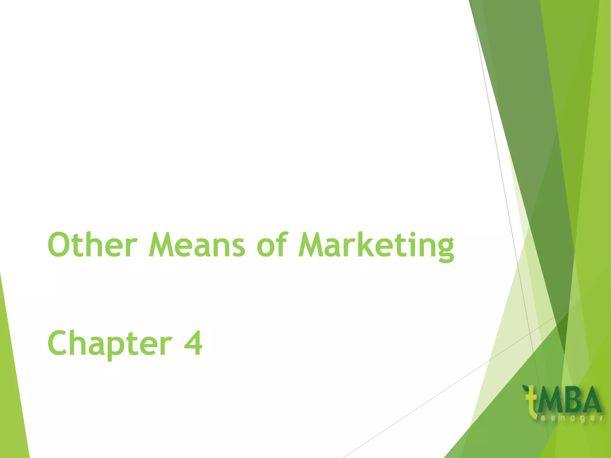 Chapter 4 marketing | PPTX