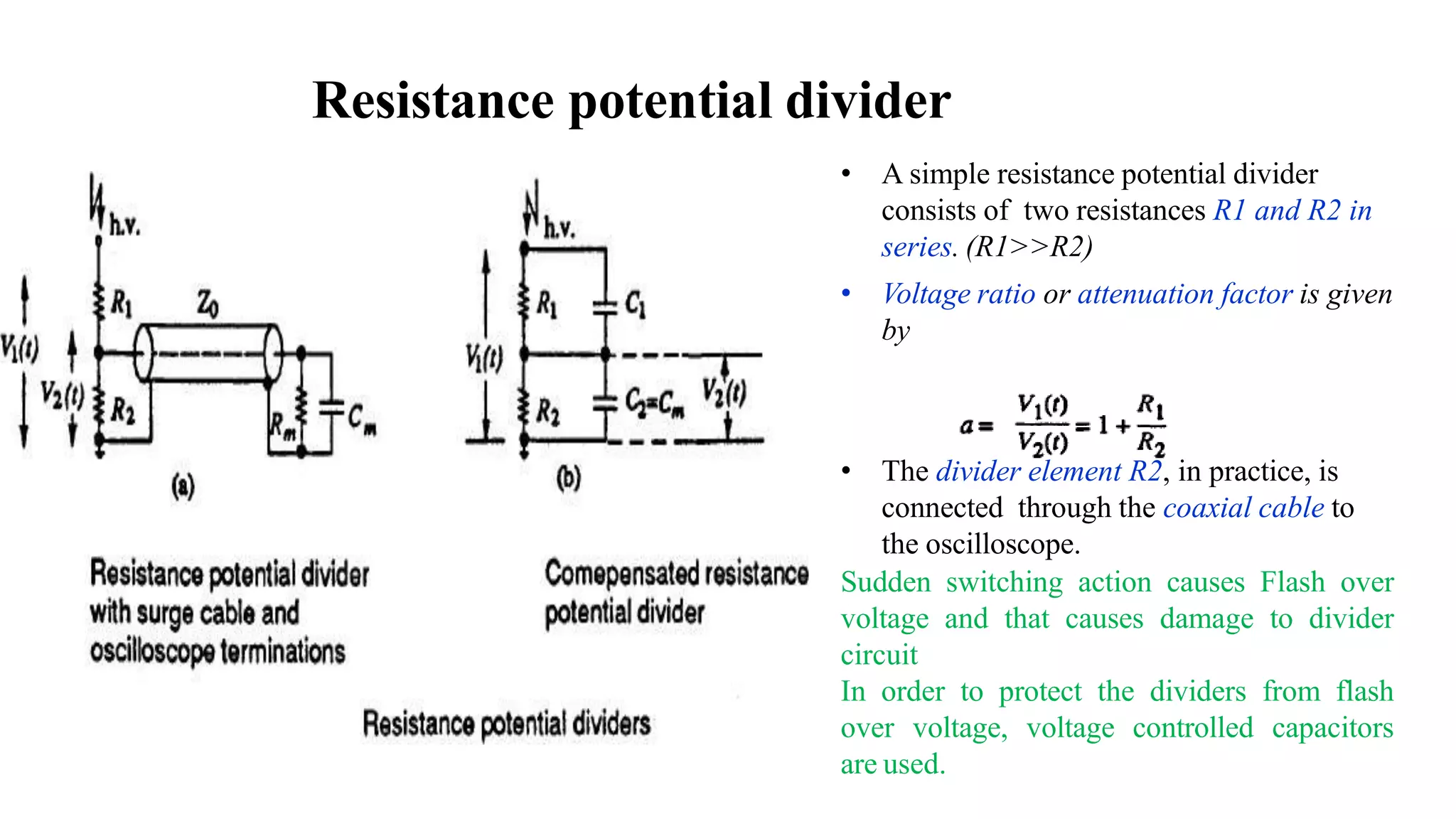 measurement of high voltage and high currents | PPTX