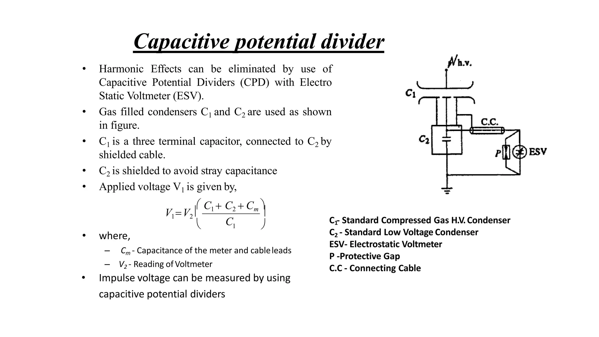 measurement of high voltage and high currents | PPTX
