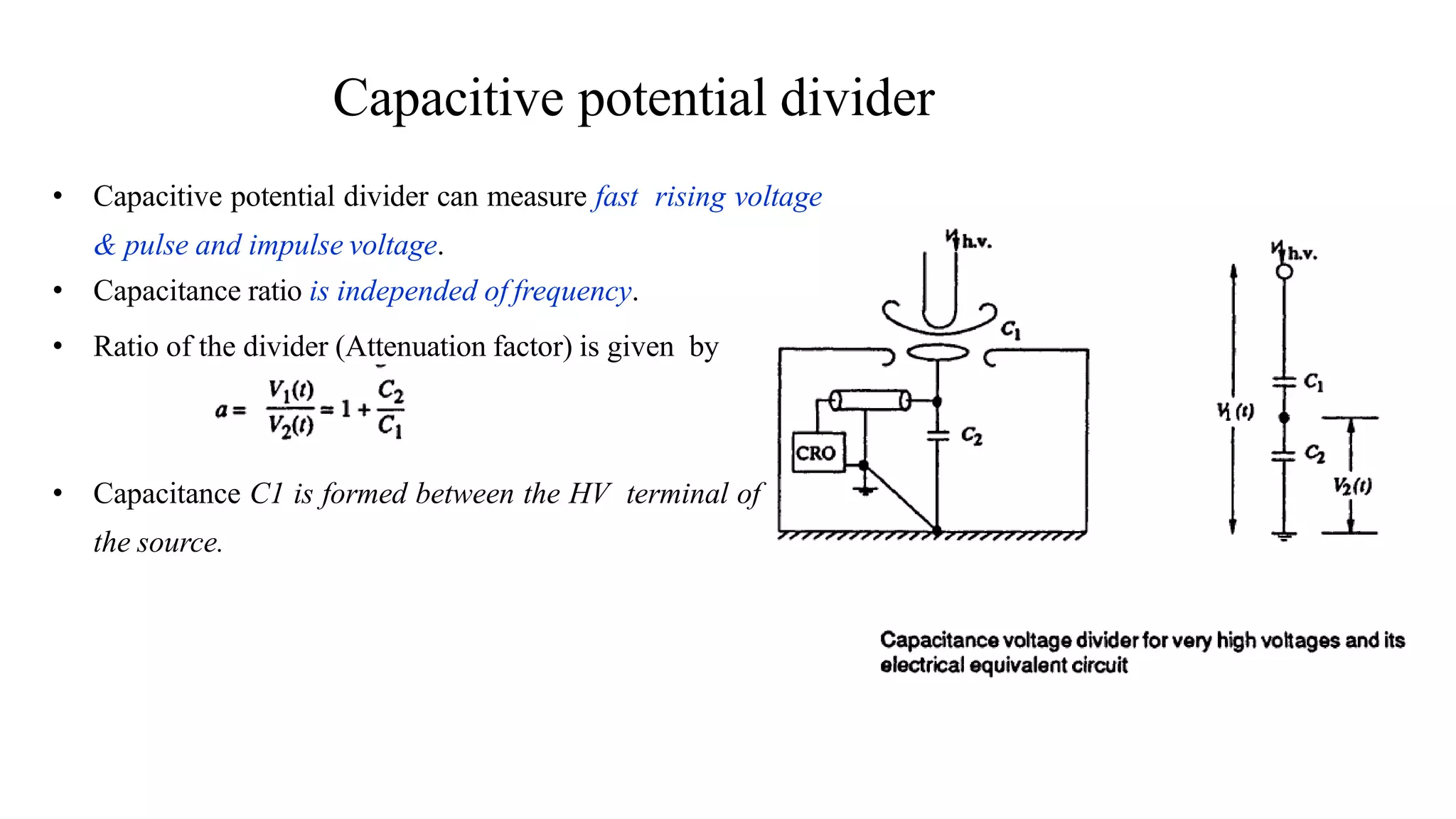 measurement of high voltage and high currents | PPTX