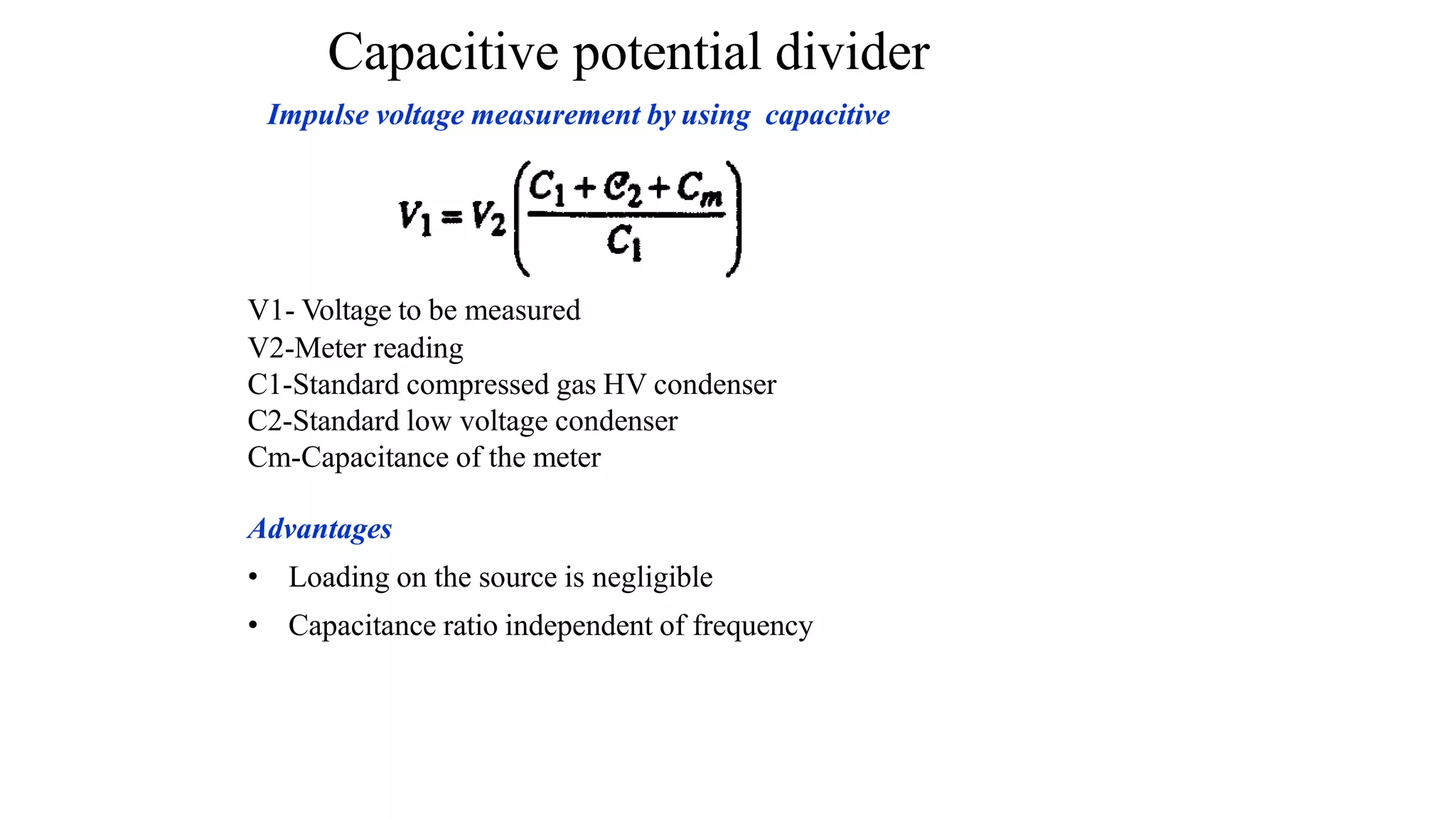 measurement of high voltage and high currents | PPTX