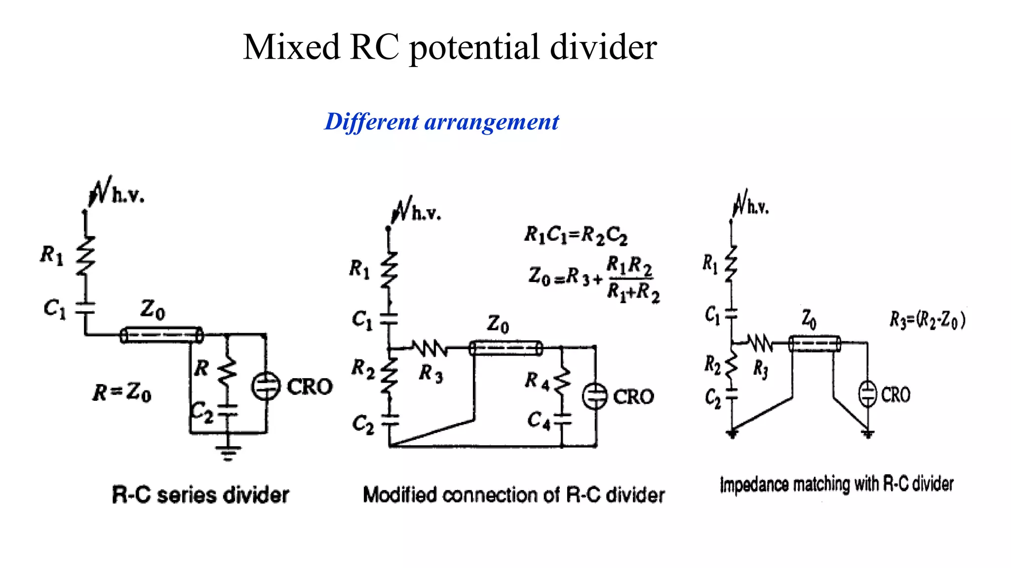 measurement of high voltage and high currents | PPTX
