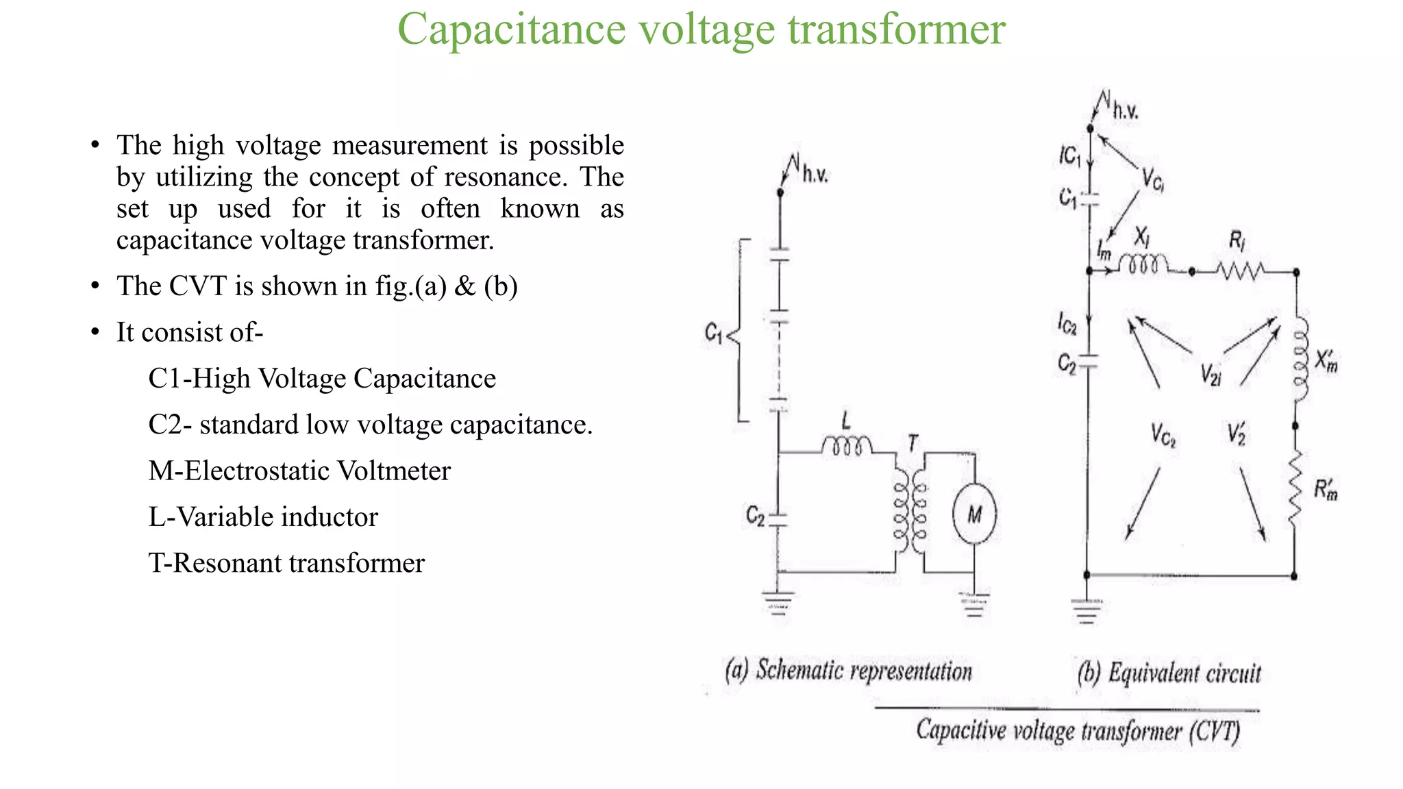 measurement of high voltage and high currents | PPTX