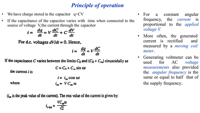 measurement of high voltage and high currents | PPTX