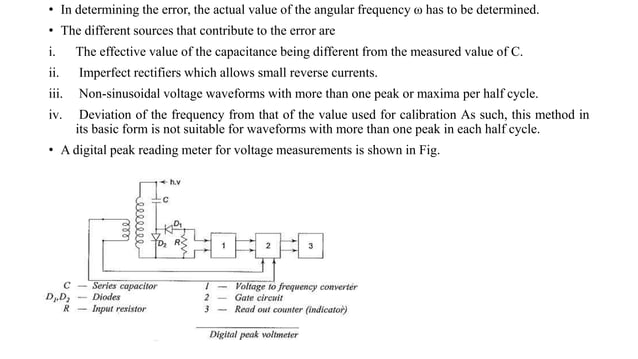 measurement of high voltage and high currents | PPTX