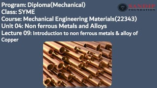 Chapter 4 Mechanical Engineering Materials 22343 | PPT