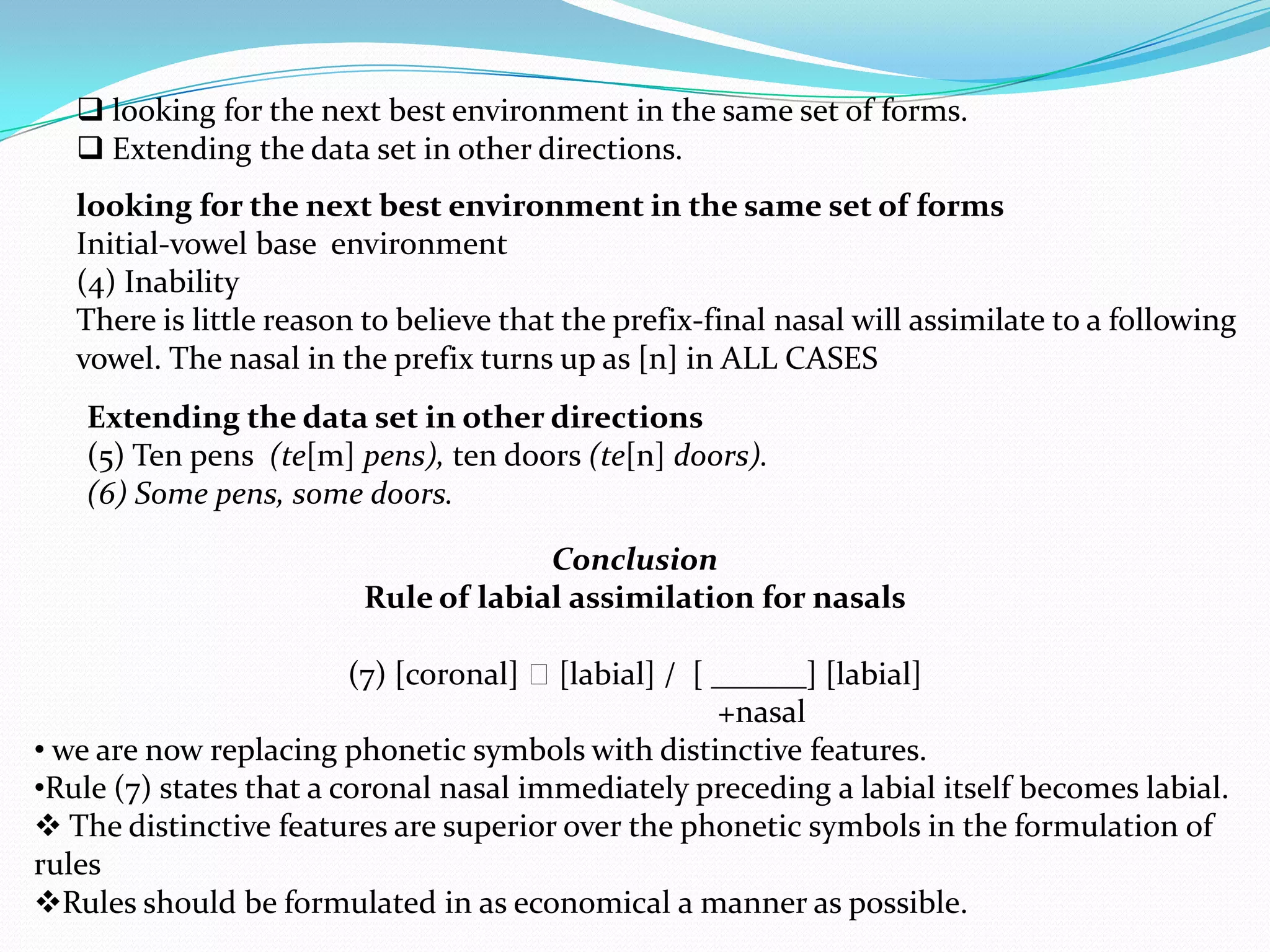 Chapter4 natural classes of sounds distinctive features | PPT