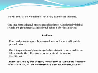 Chapter4 natural classes of sounds distinctive features | PPTX