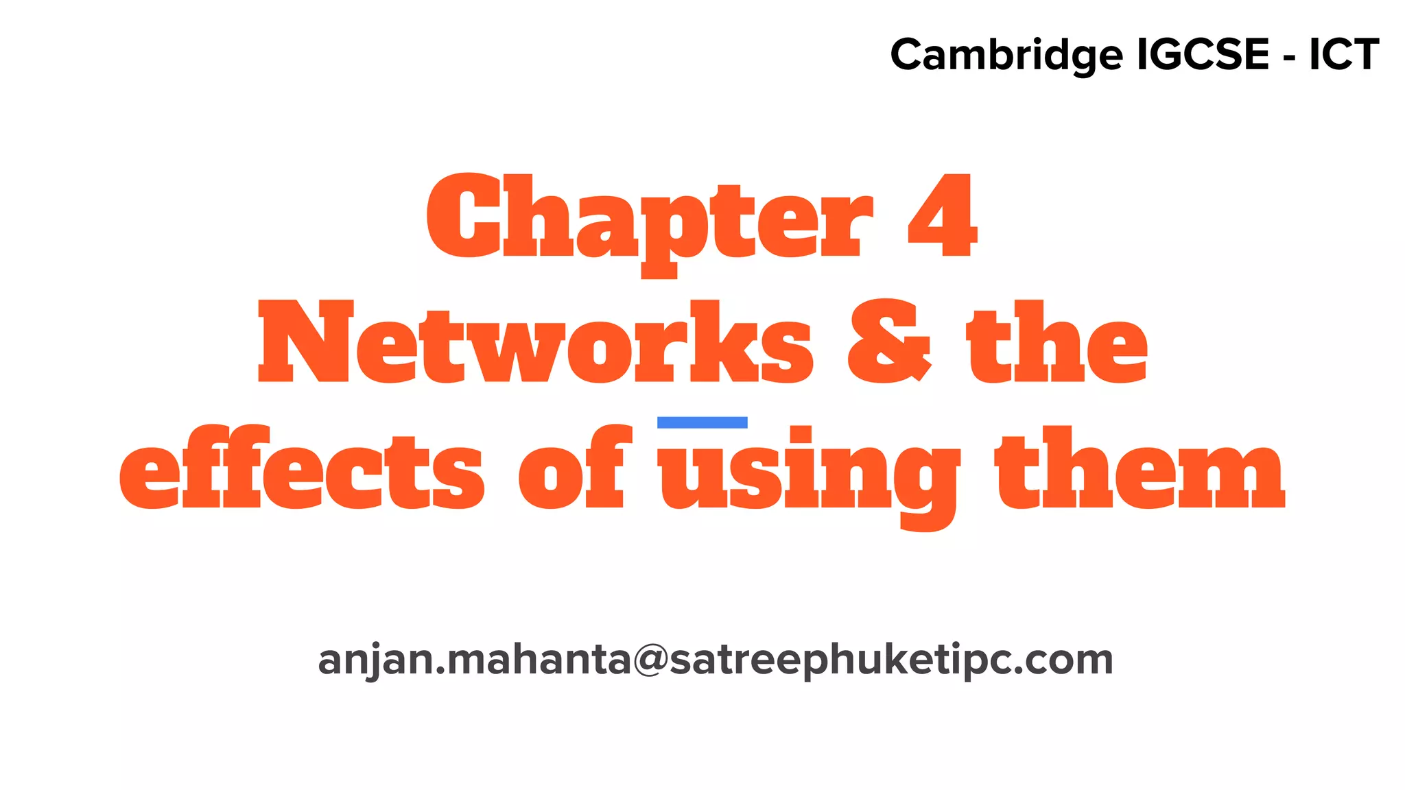 Networks and the effects of using them | PDF