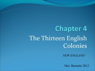 Chapter 4 new england | PPT