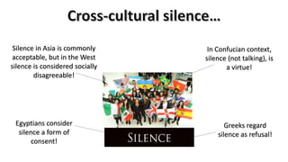 Chapter 4: Nonverbal Communication (Paralanguage and Silence) By ...