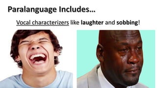 Chapter 4: Nonverbal Communication (Paralanguage and Silence) By ...