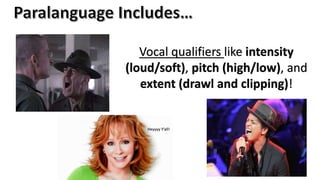 Chapter 4: Nonverbal Communication (Paralanguage and Silence) By ...