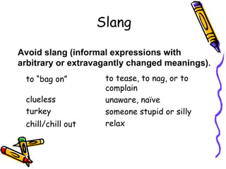 Business Communications Chapter 4 notes | PPT